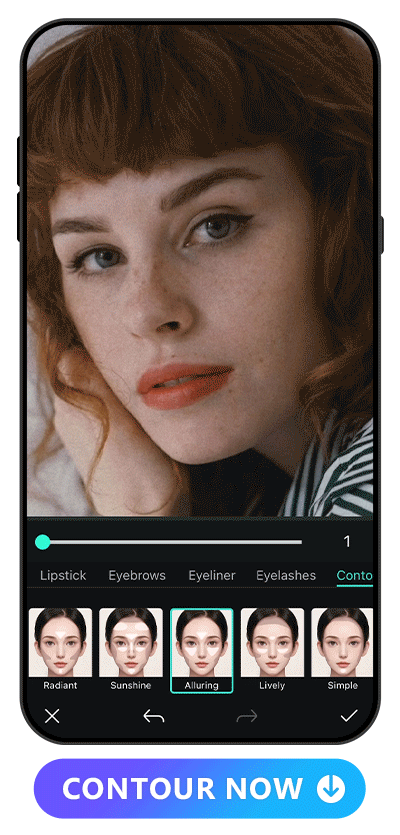 How To Contour Face and Nose on Photos with the Best Contour Makeup App
