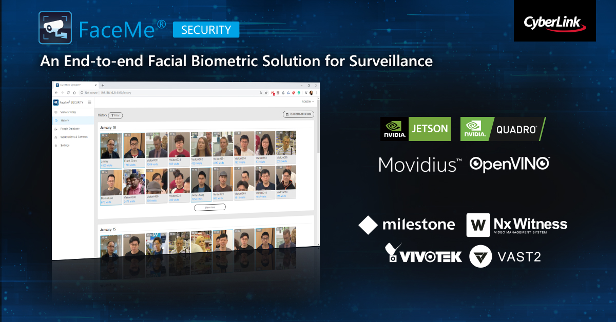CyberLink Releases New FaceMe® Security – an End-to-end Facial Biometric Solution for Security ...