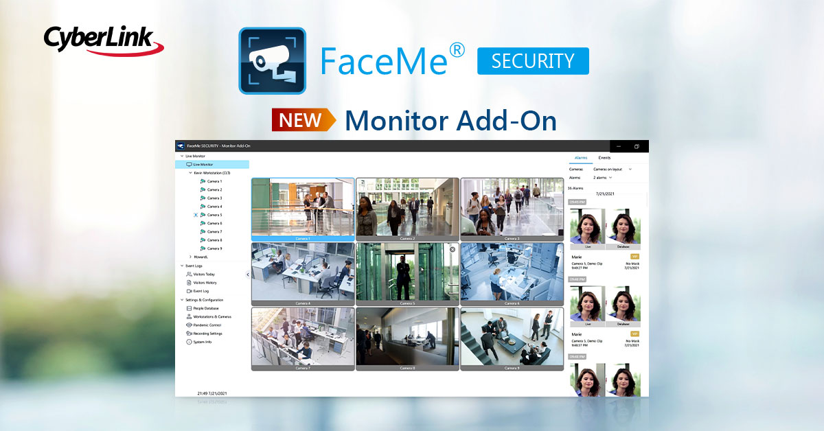 CyberLink Release an Update to FaceMe® Security by Adding Live Video Monitoring and Video ...